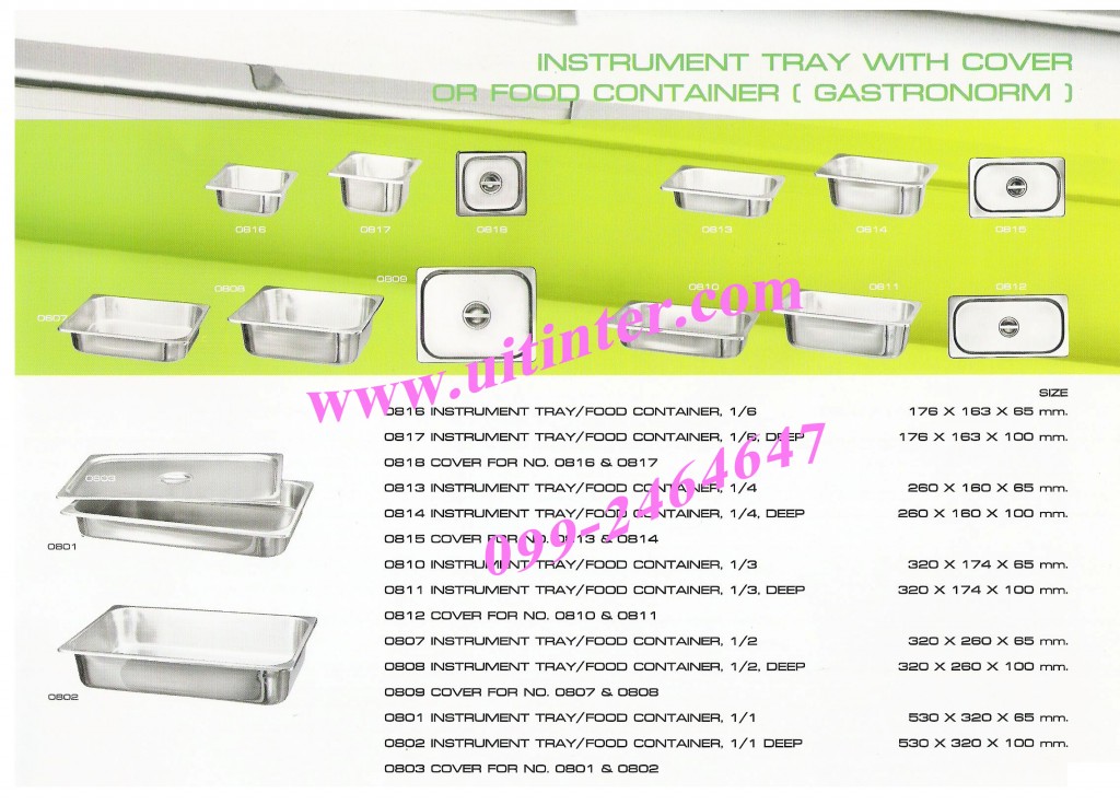 อุปกรณ์การแพทย์ สแตนเลส | Uitinter